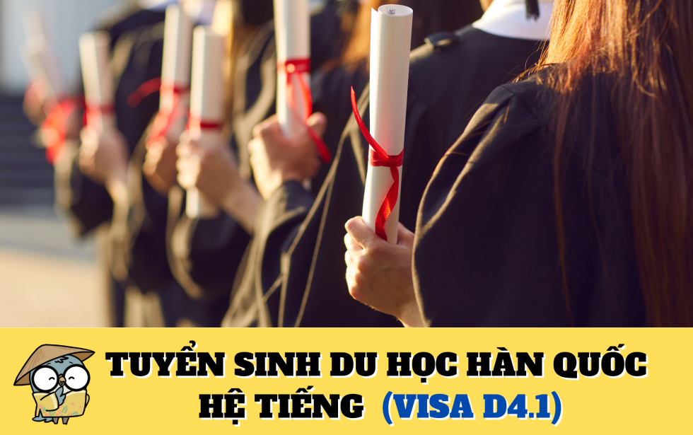 TUYỂN SINH DU HỌC TIẾNG HÀN - VISA D4.1